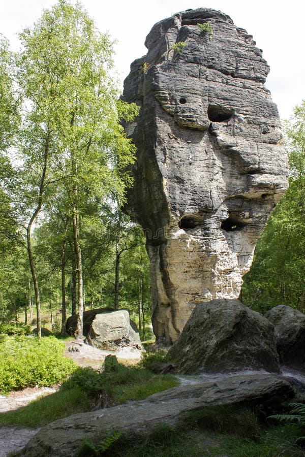 Rock Monument Landscape stock photo. Image of grass, natural - 47227970