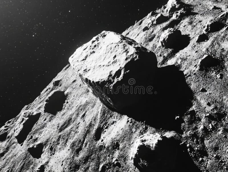 Rock on the moon stock photo. Image of astronomy, celestial - 378120552