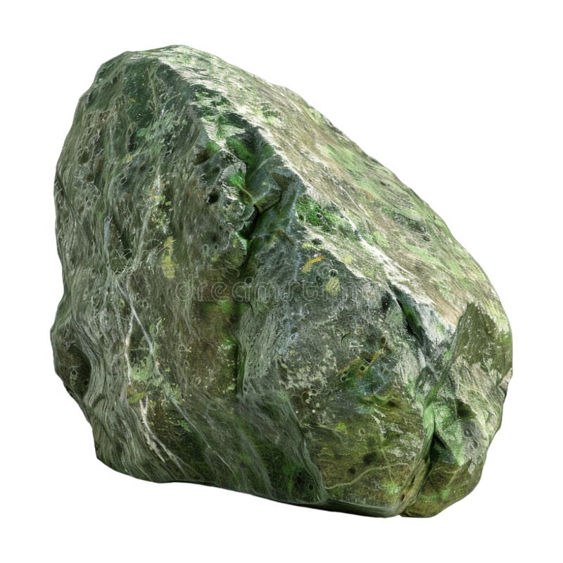 Rock with Moss on Transparent Background - Ai Generated Stock ...