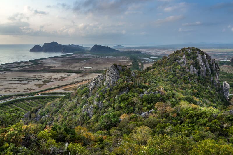 Rock Mountain Over View stock photo. Image of cloud, mount - 28928340