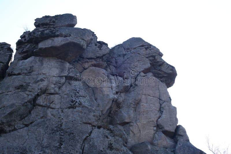 Rock Mountain Peak stock image. Image of rock, mountain - 364757745