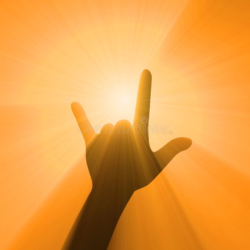 Hands in light stock vector. Illustration of contact - 18679413