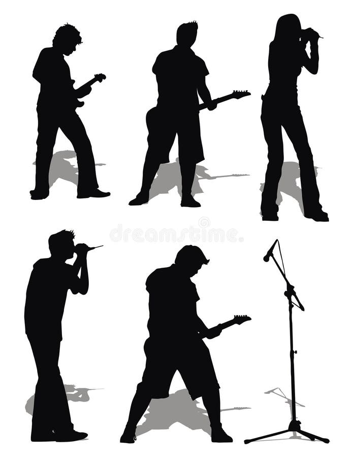 Rock and roll stock vector. Illustration of ensemble, party - 2996471