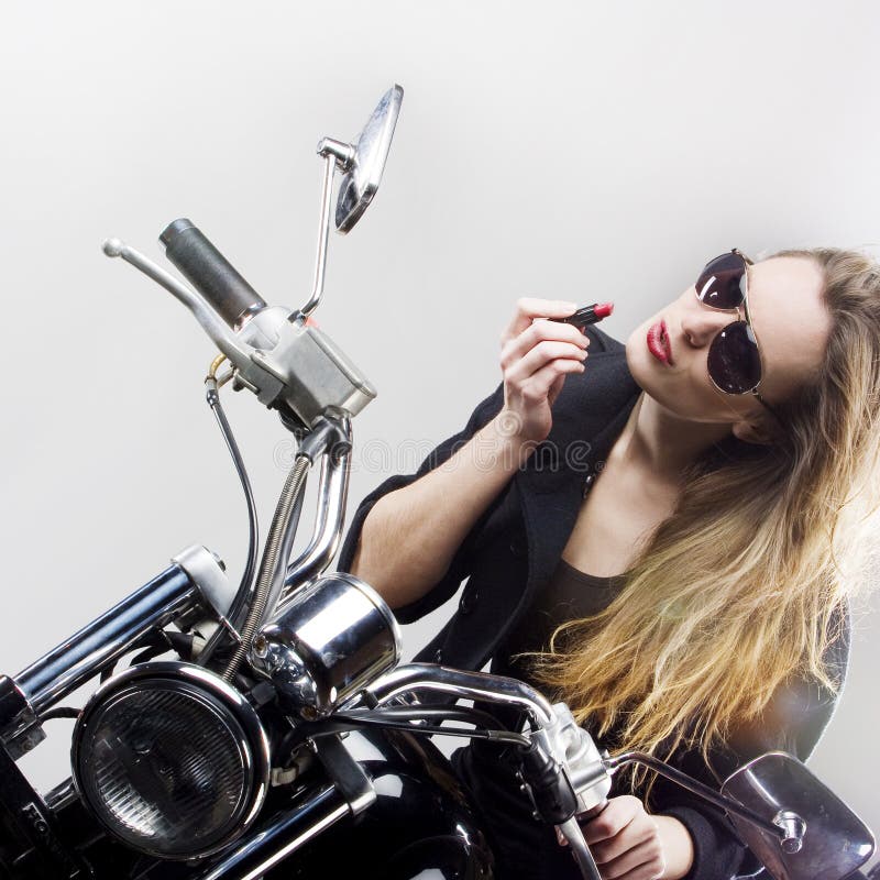 Rock n roll girl stock image. Image of person, energy - 13680611