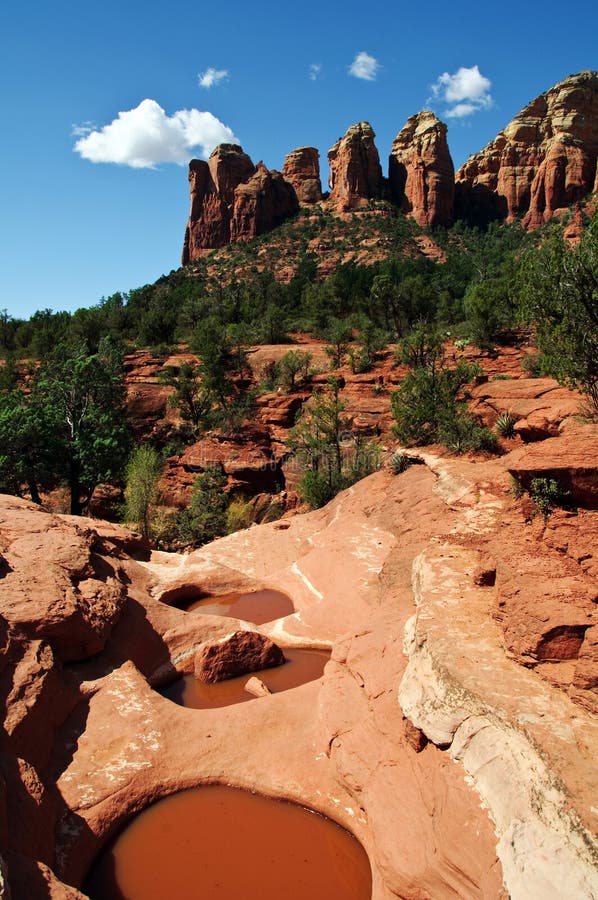 Red Rock Nature Landscape in Sedona Stock Image - Image of rock ...