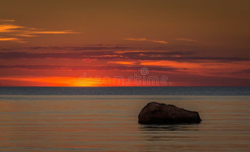 Rock Off Shore stock photo. Image of rock, harbor, cape - 65603946