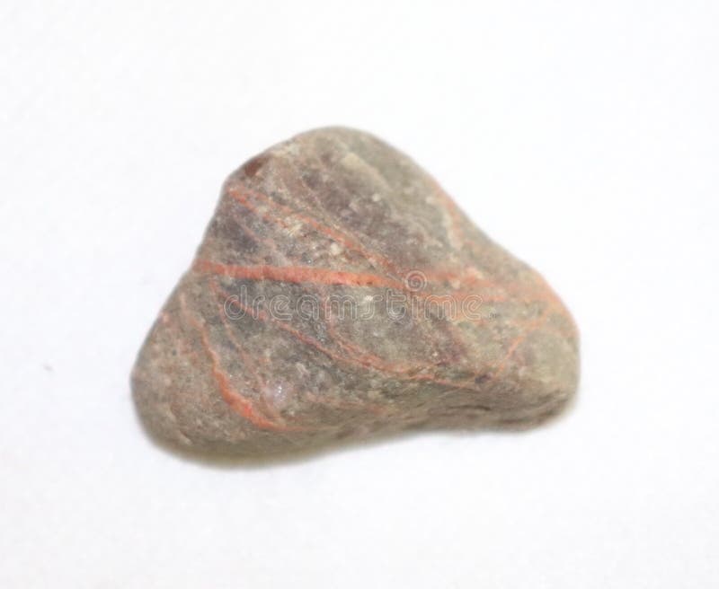 Rock, Orange, Brown, Multicolored, Odd Shape, White Background Stock ...