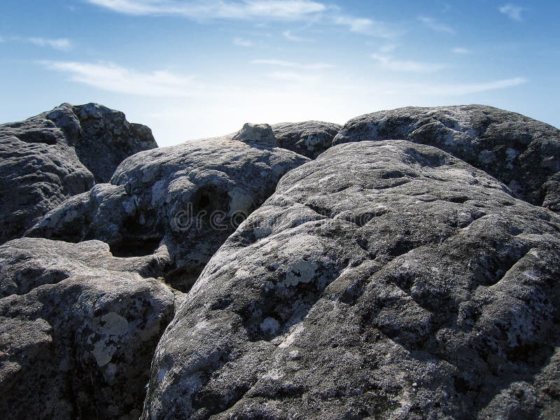 Rock outcrop stock image. Image of granite, background - 398967