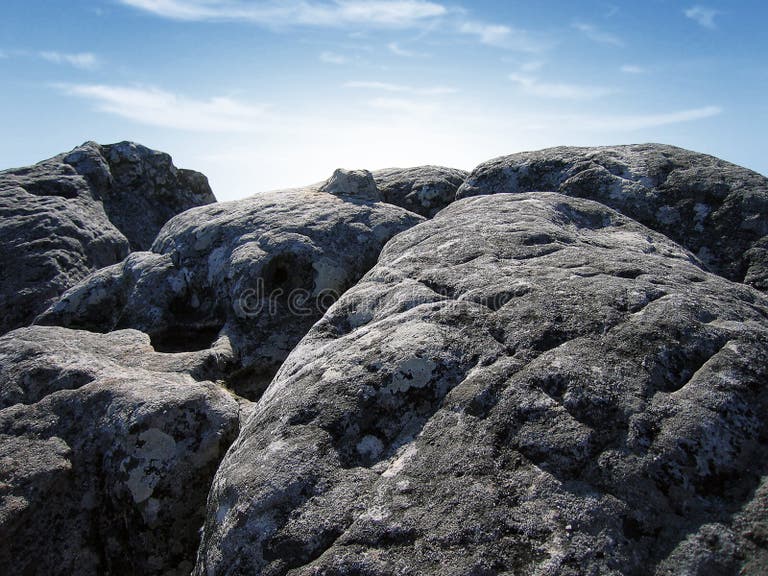 Rock outcrop stock image. Image of granite, background - 398967