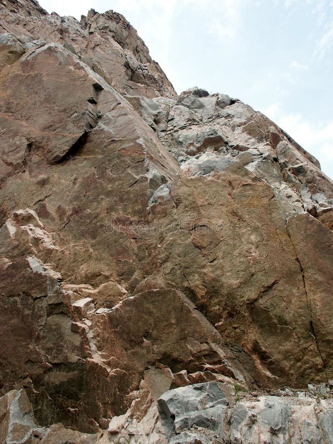 Rock Outcrop stock photo. Image of cracks, crack, lithosphere - 560788