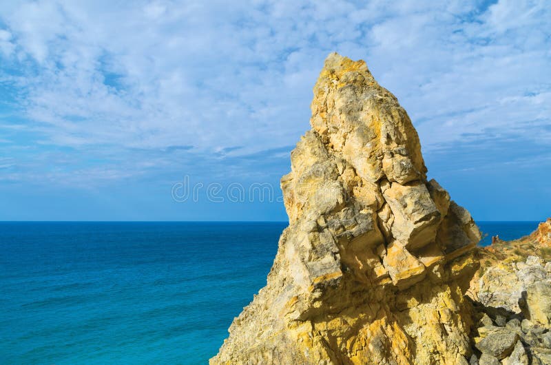 Rock over water stock photo. Image of peace, quiet, bright - 84335086