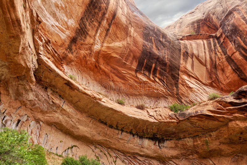 Rock overhang. stock photo. Image of stone, rock, erosion - 73488556
