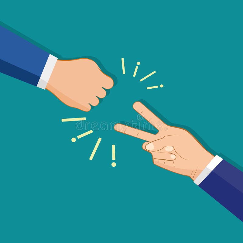 Hand Gesture Rock Game Stock Illustrations – 172 Hand Gesture Rock Game ...