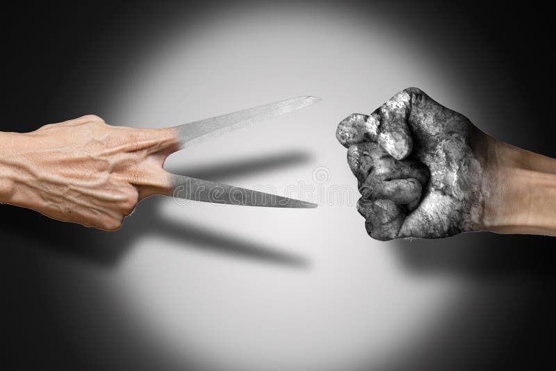 Rock Paper Scissors stock photo. Image of activity, human - 48417530