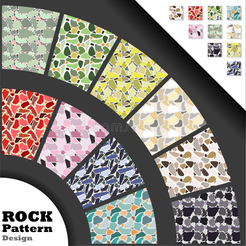 Rock Pattern stock vector. Illustration of bright, celebration - 60546168