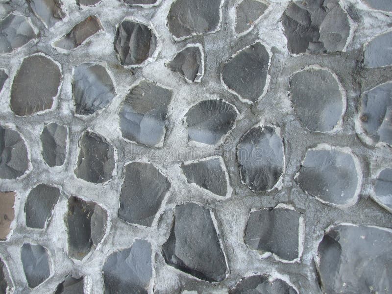 Rock Pattern Wall Grey Stone Texture Background Stock Photo - Image of ...