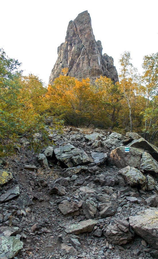 Rock peak stock image. Image of stone, rock, stones, climber - 45451579