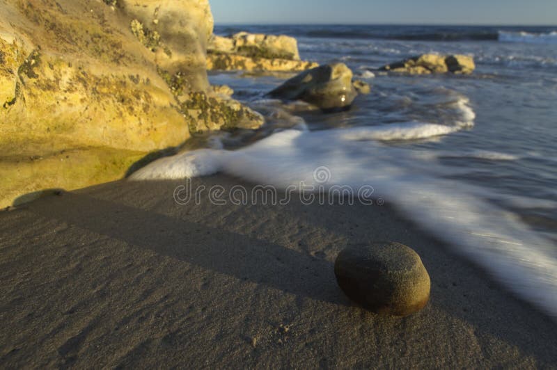Rock in Peril stock image. Image of patience, stillness - 31399083