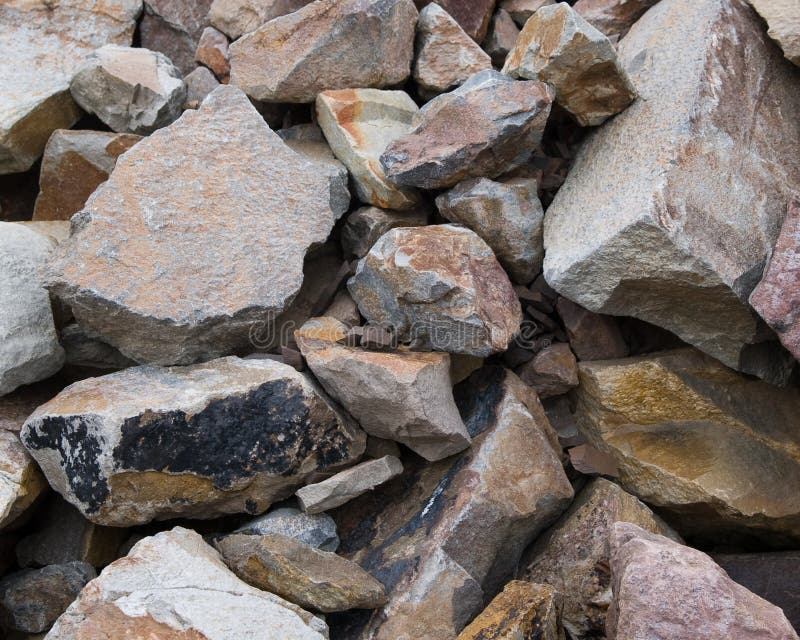 Rock Pile stock image. Image of edge, rock, shadow, group - 7605859