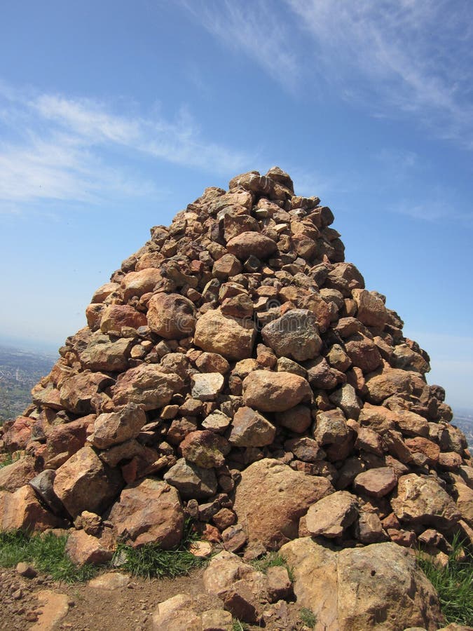 Rock pile pyramid stock image. Image of natural, landscape - 61278613