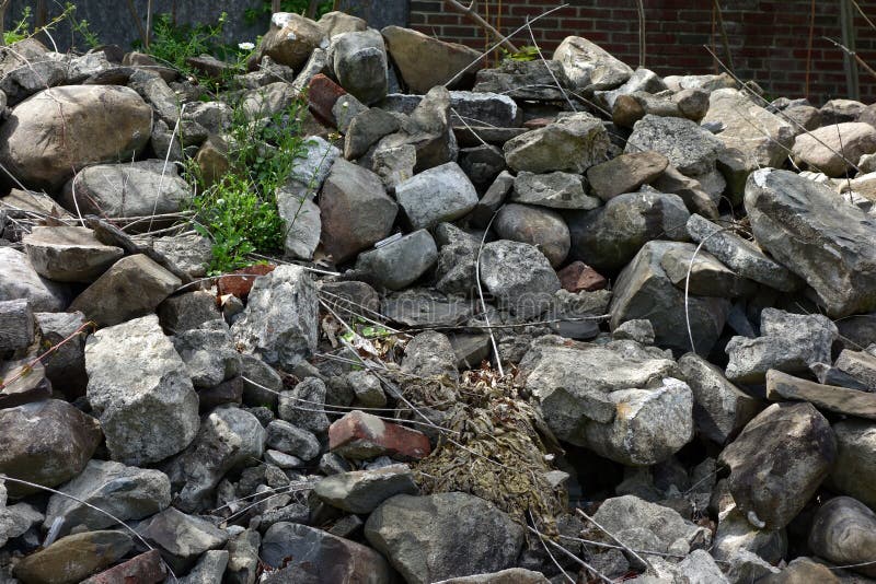 Brick Pile Rubble Stone Stock Images - Download 1,902 Royalty Free Photos