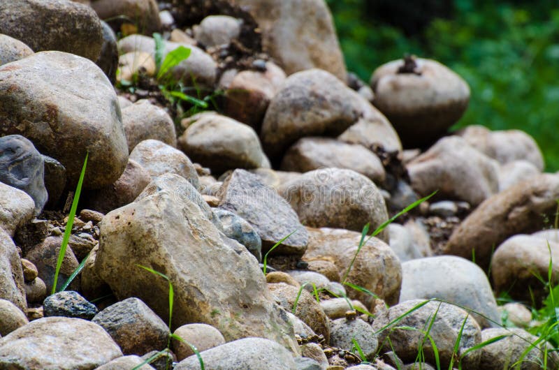 A Rock Pile on the Edge of a Farm Field Stock Photo - Image of edge ...