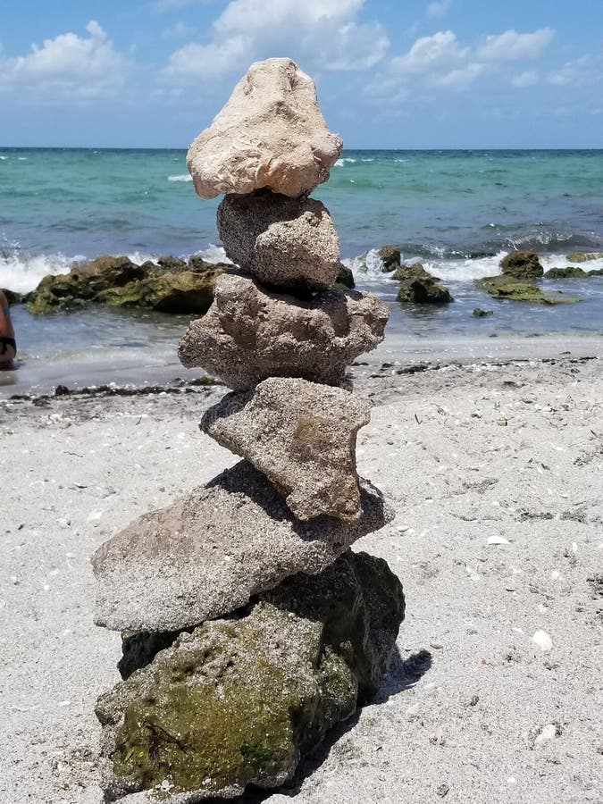 The Rock Pile stock image. Image of venice, lime, rock - 100412473