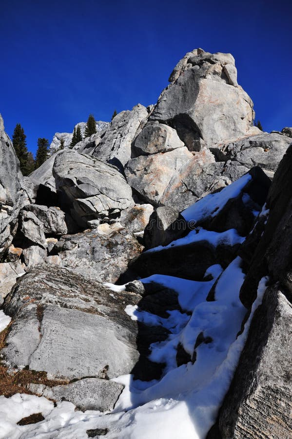 Rock piles and mountains stock image. Image of pile, ground - 7256529