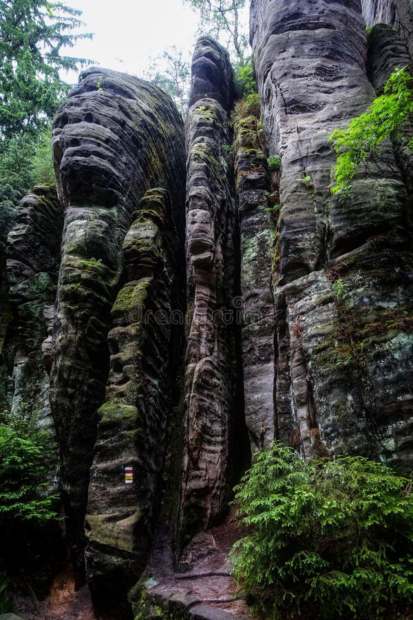Rock pillar nature park. stock image. Image of rocky - 91414765