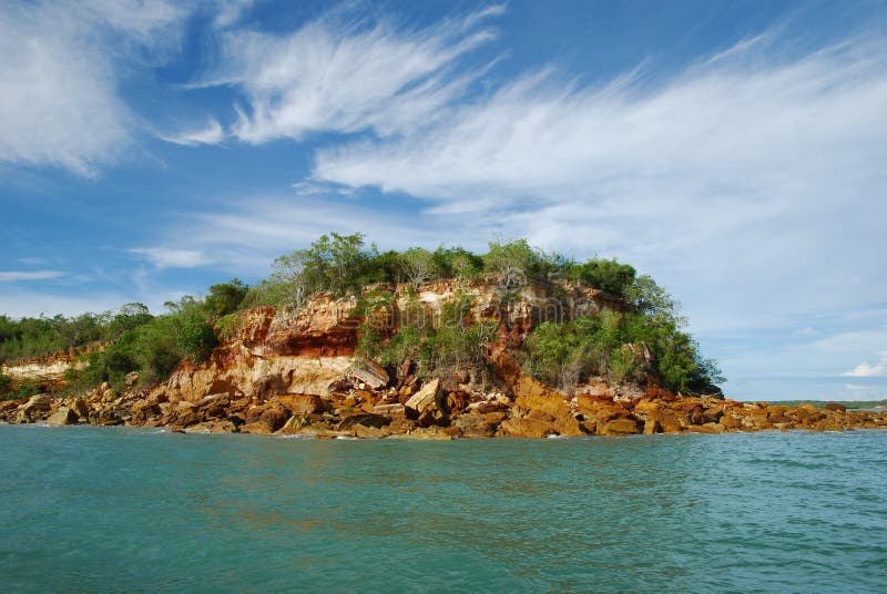Rock Point stock photo. Image of geology, rock, calm, blue - 7542056
