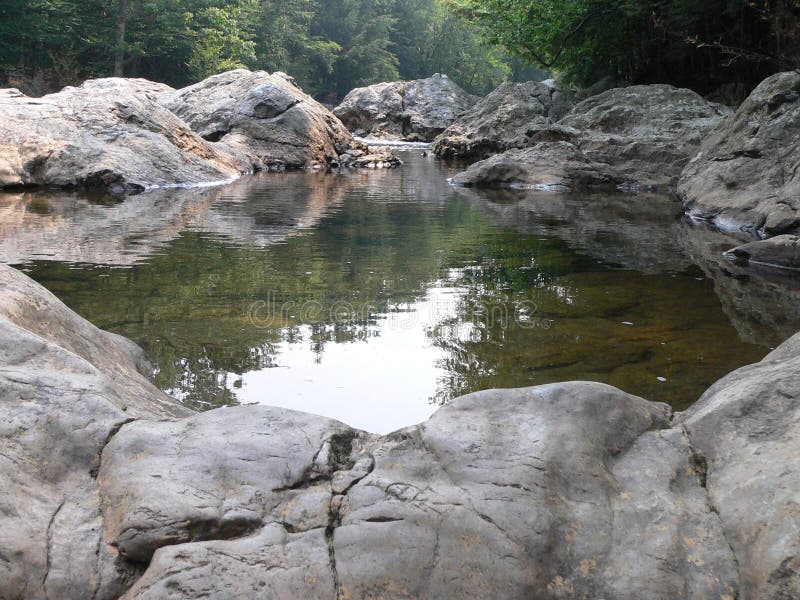Rock Pond stock photo. Image of ridge, stream, splash - 1184220
