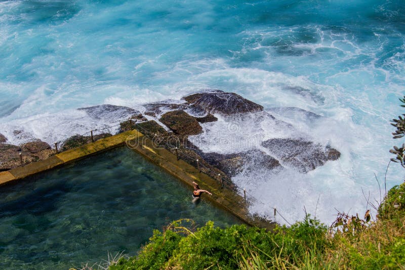 Rock Pool in Australia, NSW Stock Photo - Image of view, jail: 312389810