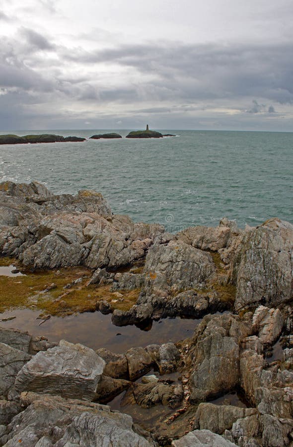 Rock pool with reflections stock image. Image of pool - 61798033