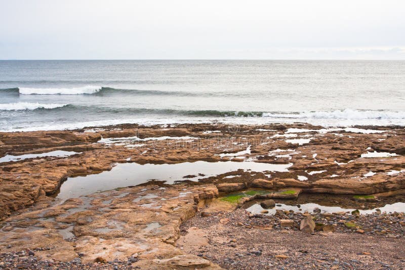 Rock pools stock image. Image of winter, seaside, rough - 28859009