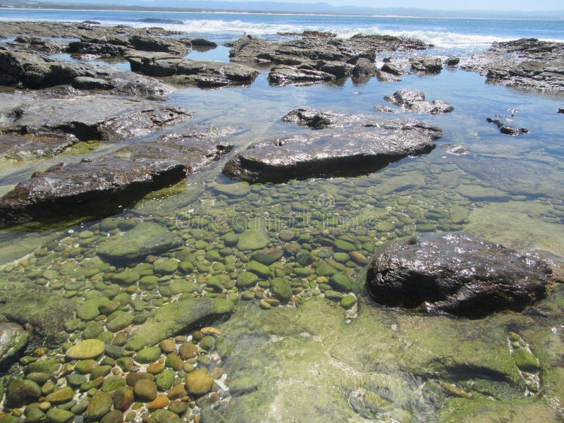 ROCK POOLS stock photo. Image of wilderness, seaside - 211450346