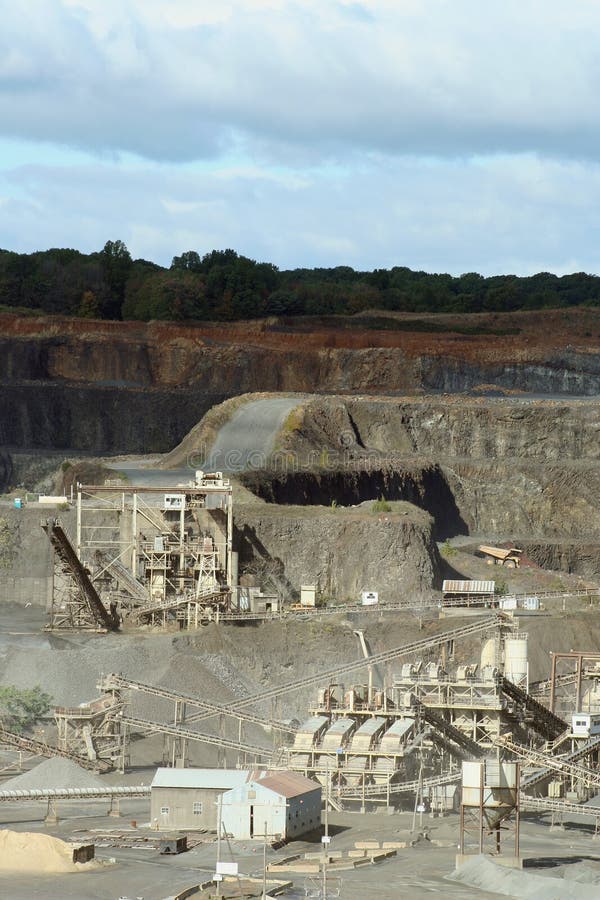 Rock Quarry stock photo. Image of stone, digging, working - 3447064