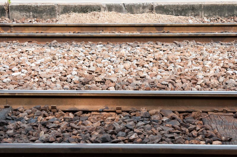 Rock on the railway stock image. Image of control, subgrade - 117430753