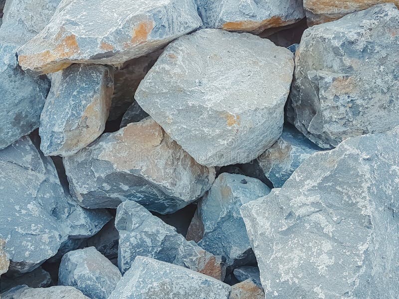 Rock for Raw Material in the Construction Industry Stock Photo - Image ...