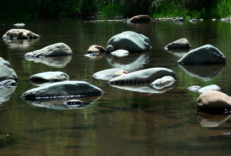 Rock Reflection stock photo. Image of lake, calm, nature - 2802818