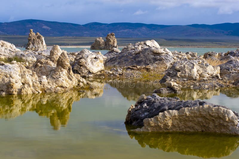 Rock Reflections in Lake stock image. Image of landscape - 19817947