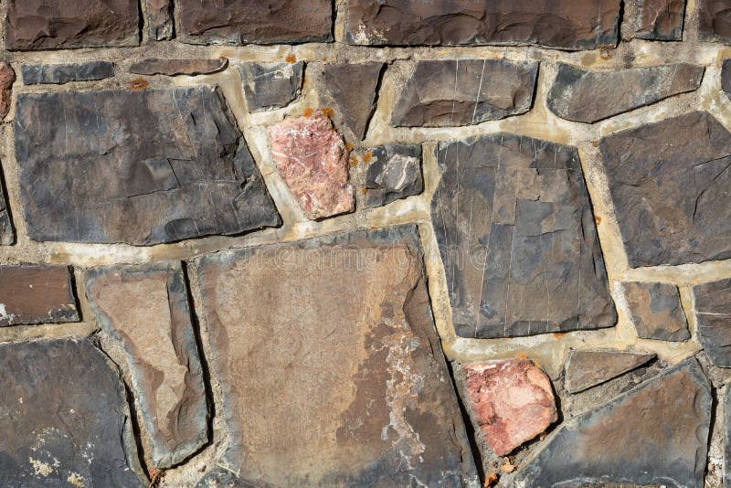 Rock Retaining Wall stock image. Image of retaining - 102218679