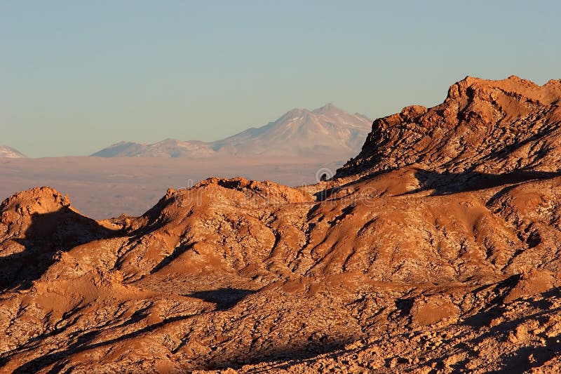 Rock Ridge in Atacama Desert, Chile Stock Photo - Image of outdoors ...