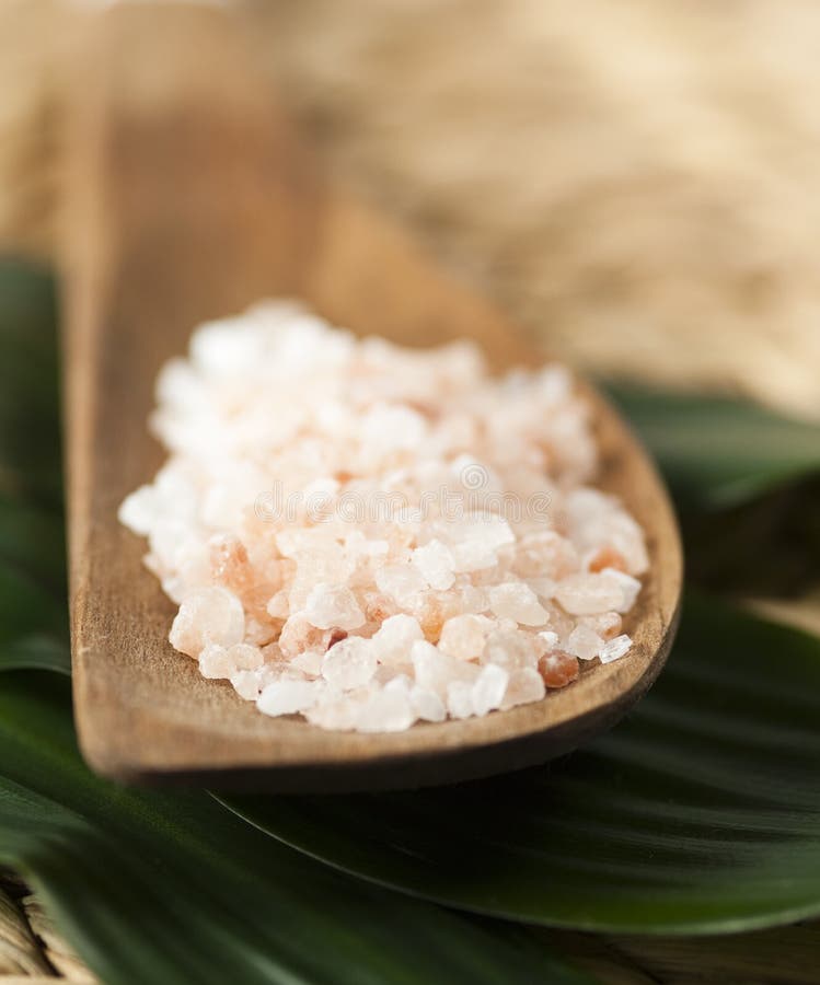 Himalayan pink salt stock photo. Image of bowl, kitchen - 27971548