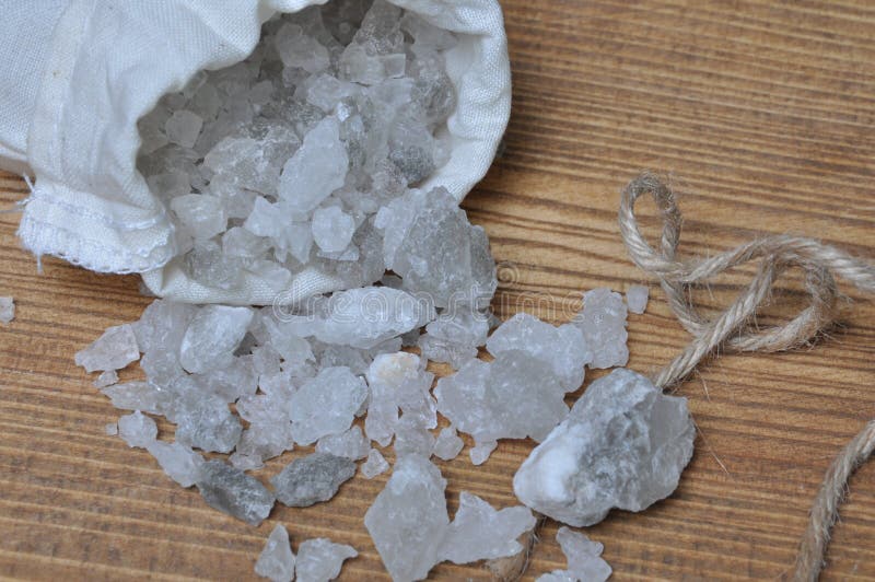 Crushed rock salt stock photo. Image of cuisine, ingredient - 117690658