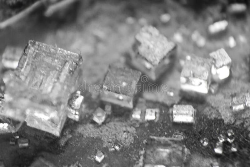Little Rock Salt Cube Crystals Stock Photo - Image of macro, cube ...