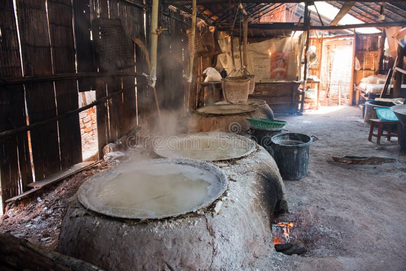Salt-making process editorial photo. Image of process - 69585511