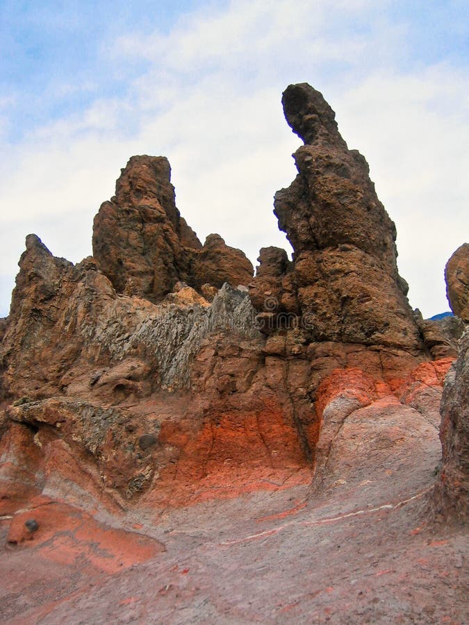 ROck scenery - Tenerife stock image. Image of lune, stone - 5304433