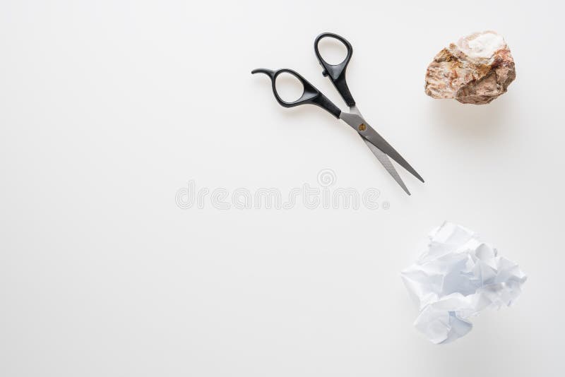 Rock, Scissors, Paper. Hand Game Stock Photo - Image of choosing ...