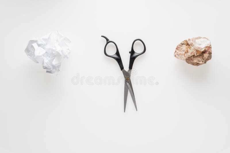 Rock, Scissors, Paper. Hand Game Stock Image - Image of choice, nature ...