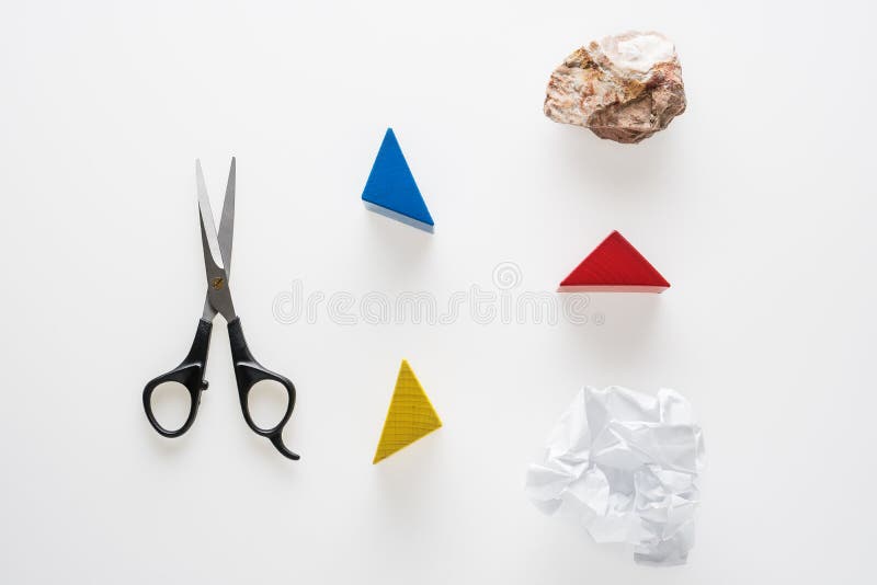 Rock, Scissors, Paper. Hand Game Stock Image - Image of choosing ...